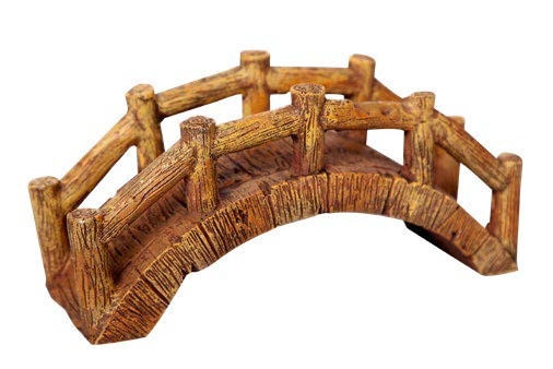 Aqua One Wooden Bridge Ornament 13.5x5x6cm (37474)