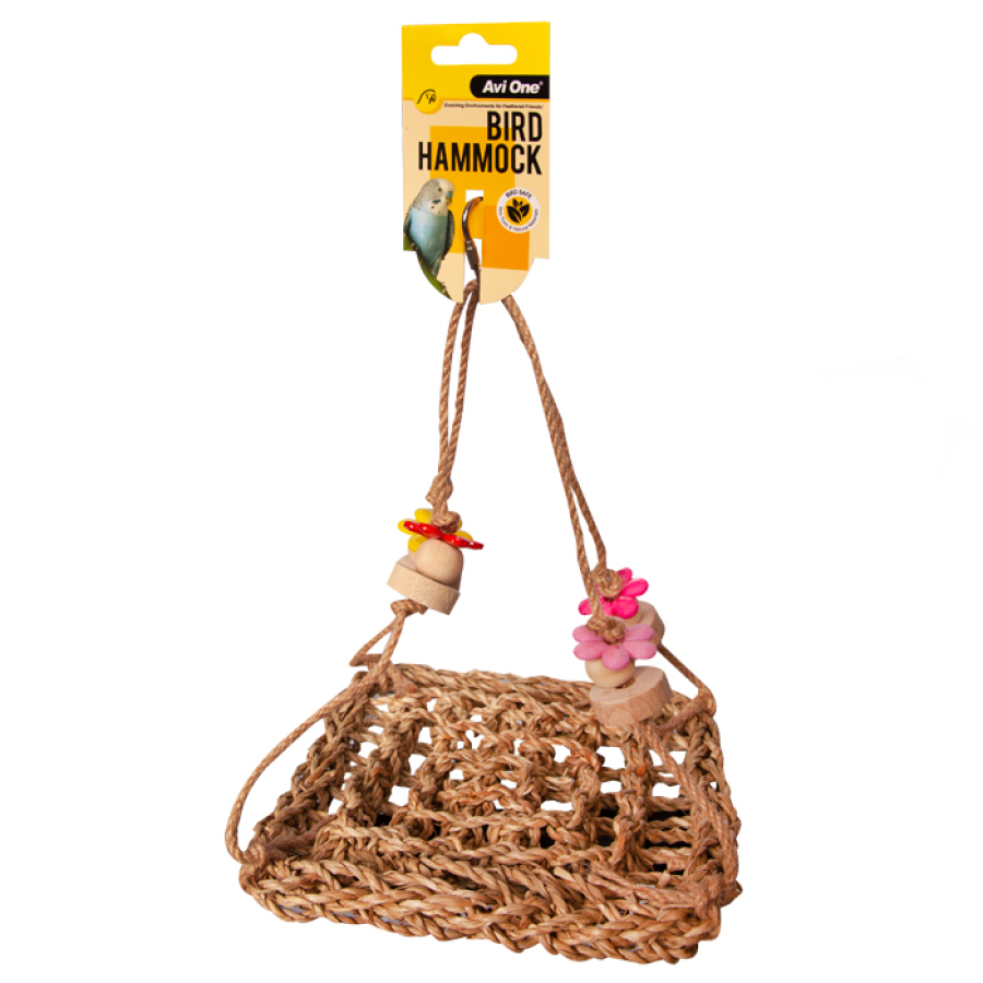 Avi One Bird Hammock Natural 1 Hook 18 X 18cm (22498)