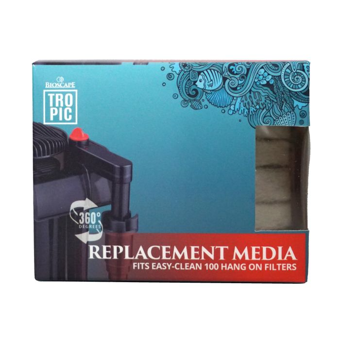 Bioscape 450L/h Hanging Filter Replacement Foam 6 Pack (BIS532a)