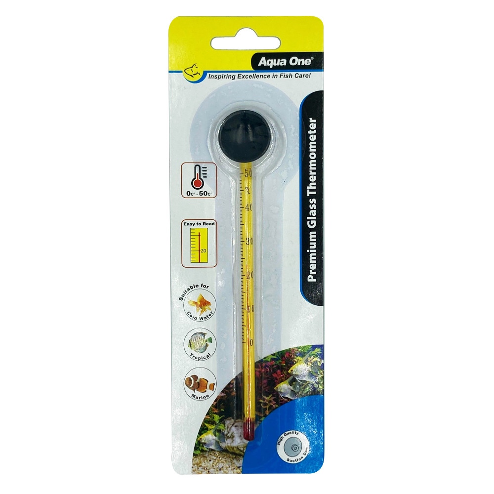 Aqua One Glass Thermometer Premium 15cm (10309)