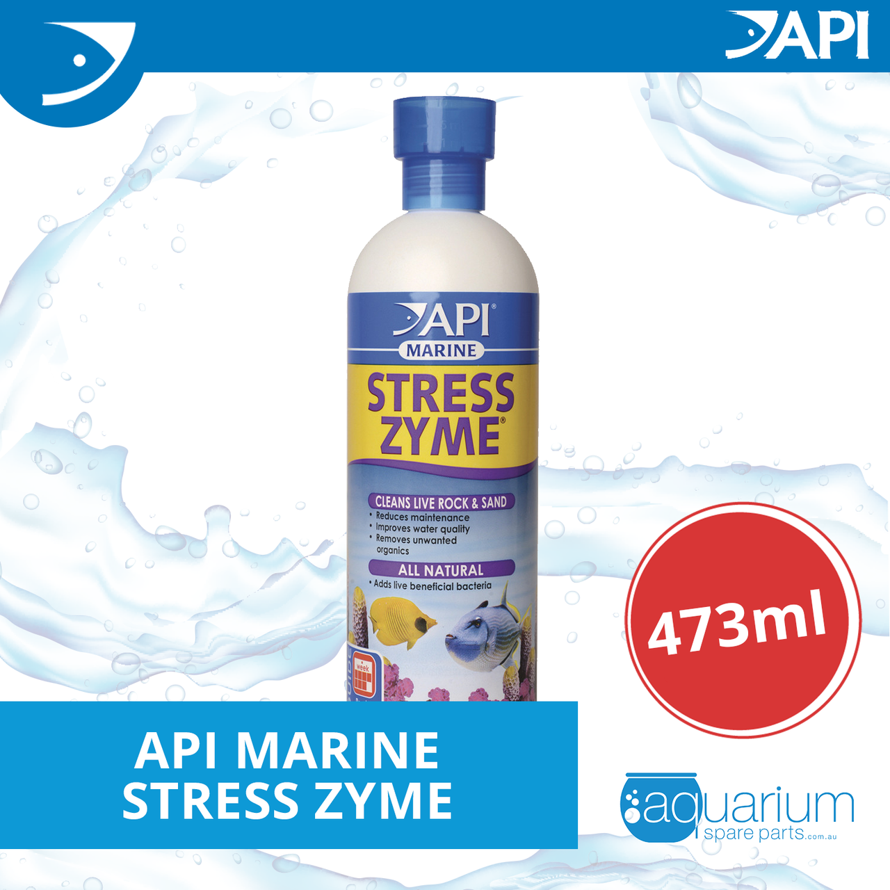 API Marine Stress Zyme 473ml