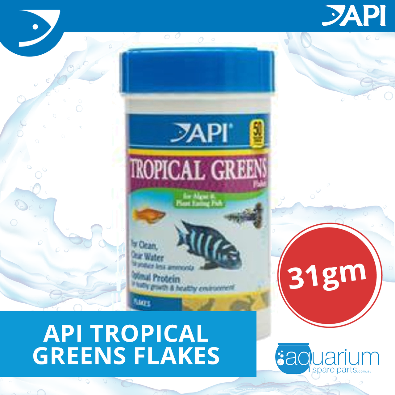 Tropical Greens Flakes 31gm