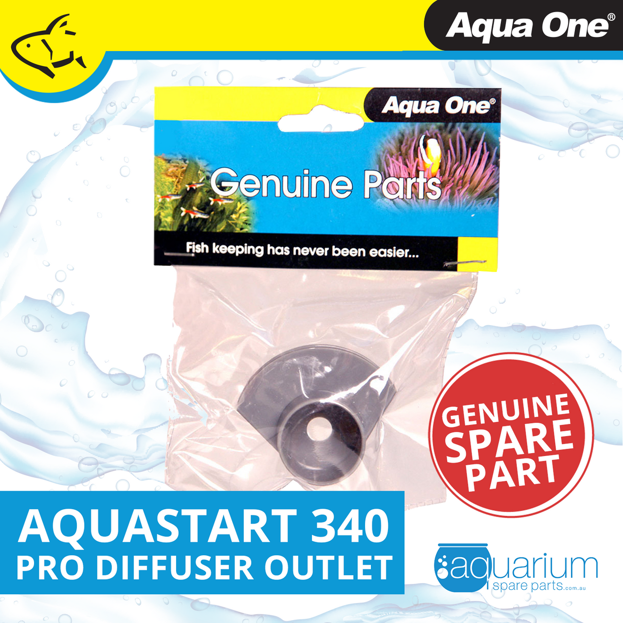 Aqua One AquaStart 340 Pro Diffuser Outlet (Duckbill) (11088)