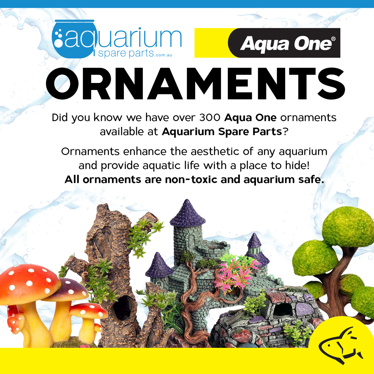 Aqua One Rock Formation Ornament - Medium (36744)