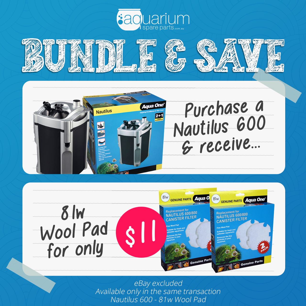 Aqua One Nautilus 600 Canister Filter (94111)