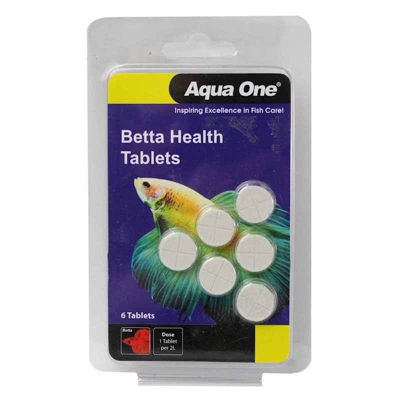 Aqua One Betta Health Tablets 6pk Fish Tank Treatment (95020)