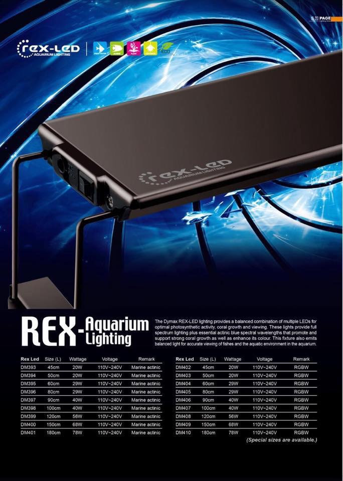 Dymax Rex-LED Lighting 120cm Plant (DM408)