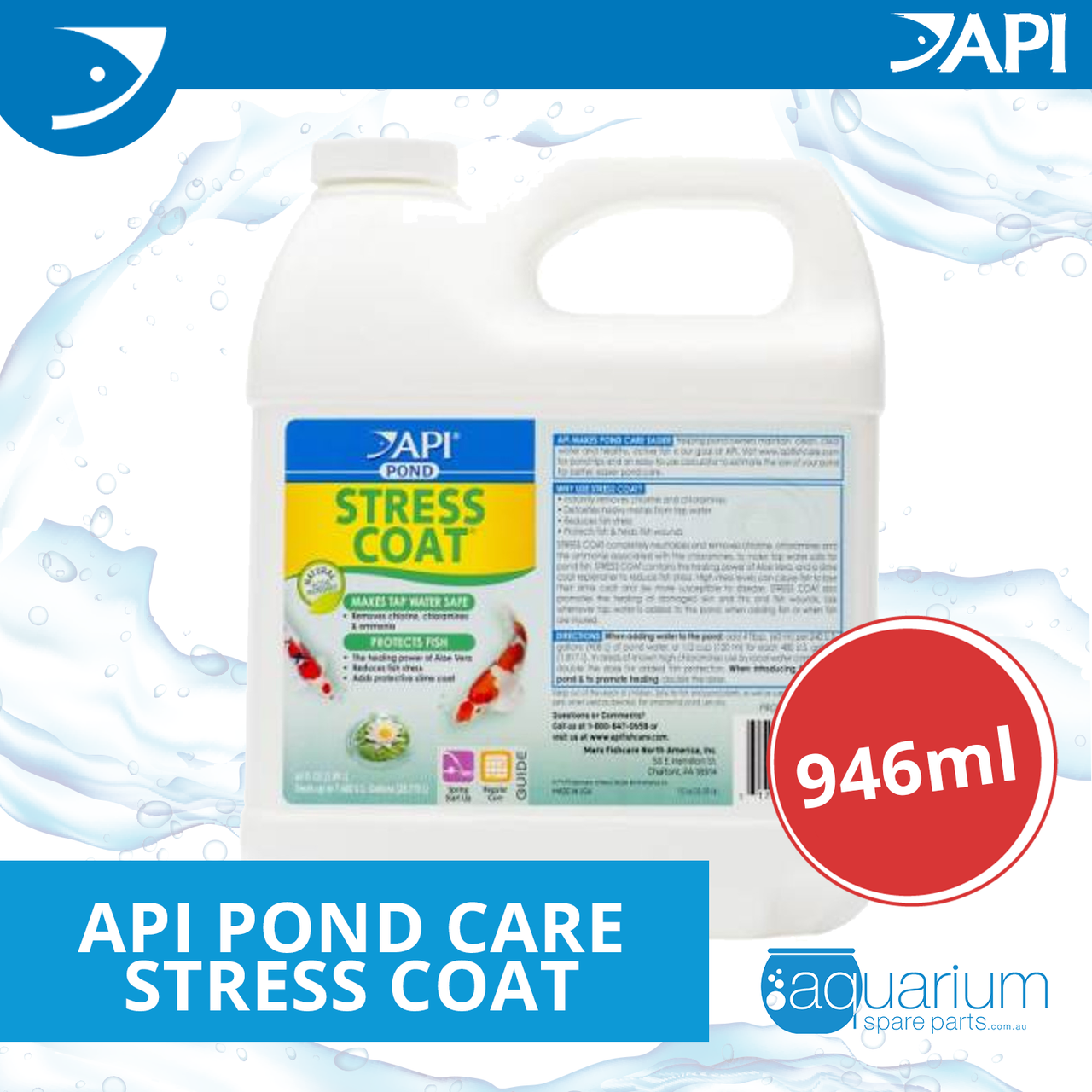 API Pond Stress Coat 946mL