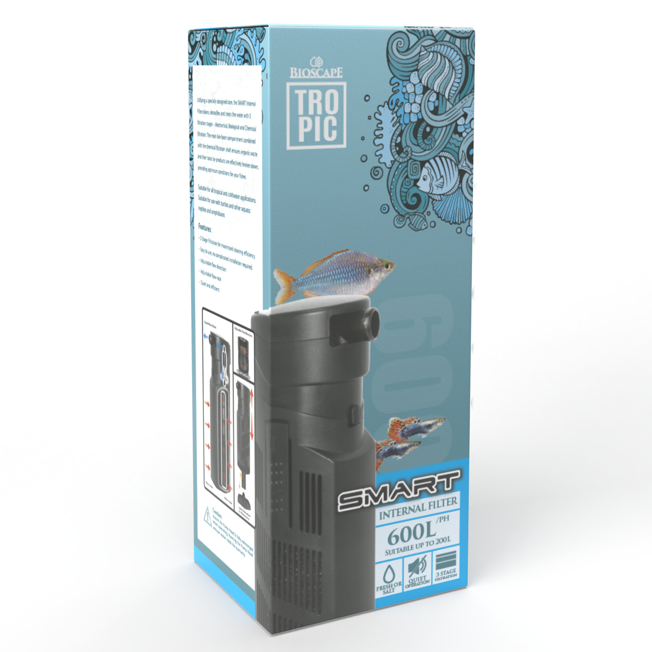 Bioscape Smart 600 Internal Filter 600lph (SIF02)