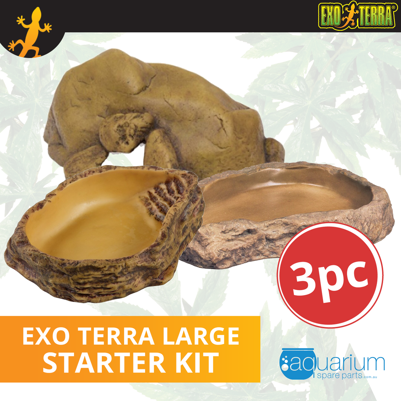 Exo Terra Large Starter Kit (3pc)