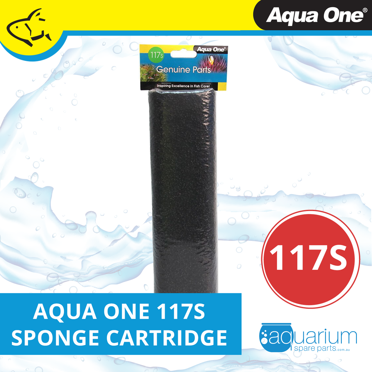 Aqua One AquaNano 40 Sponge (cartridge) - 15ppi (1pk) 117s (25117s)