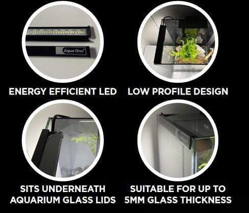 Aqua One AquaLume LED Light Unit 28cm 9W (59159)