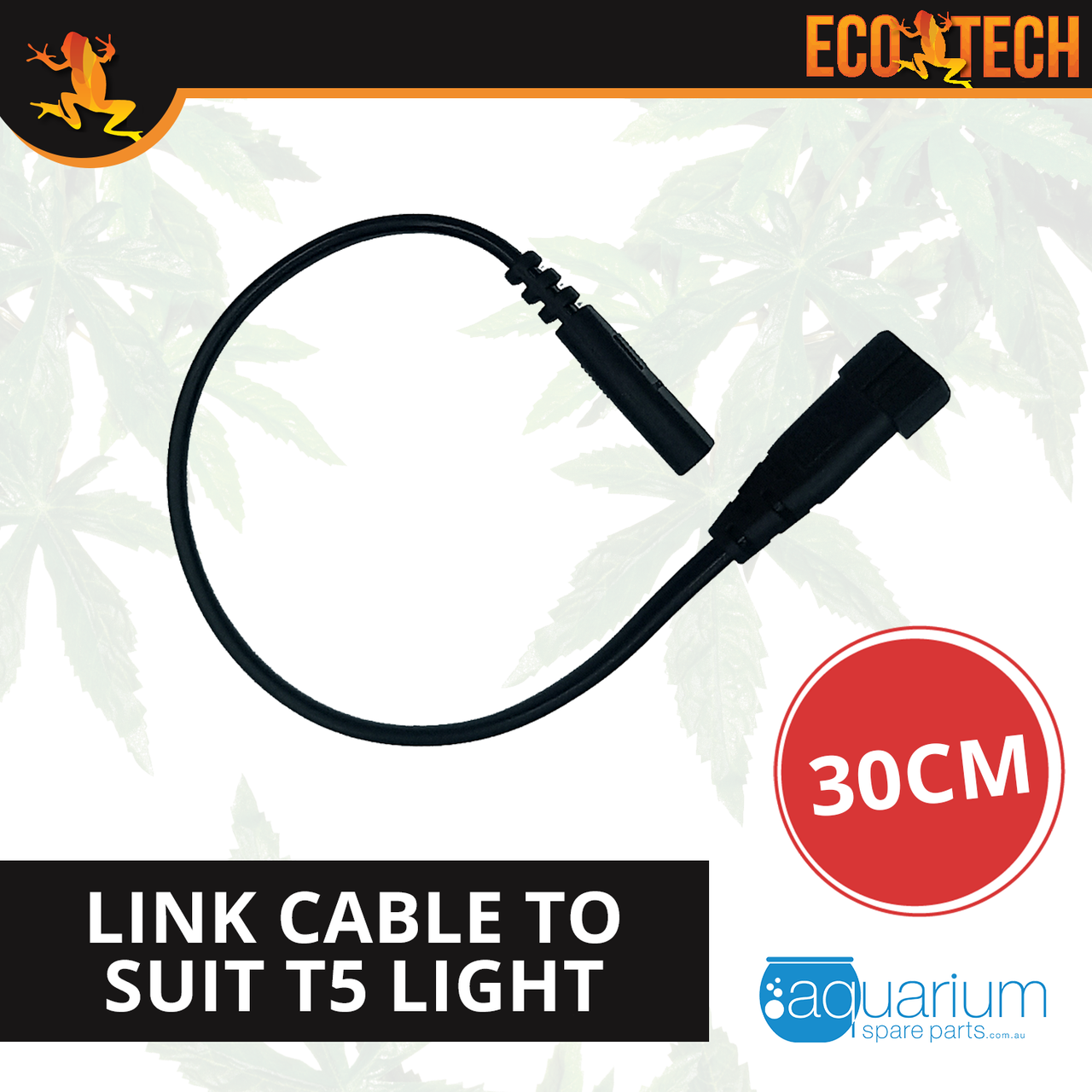 Eco Tech 30cm Link Cable to Suit T5 Light Fittings
