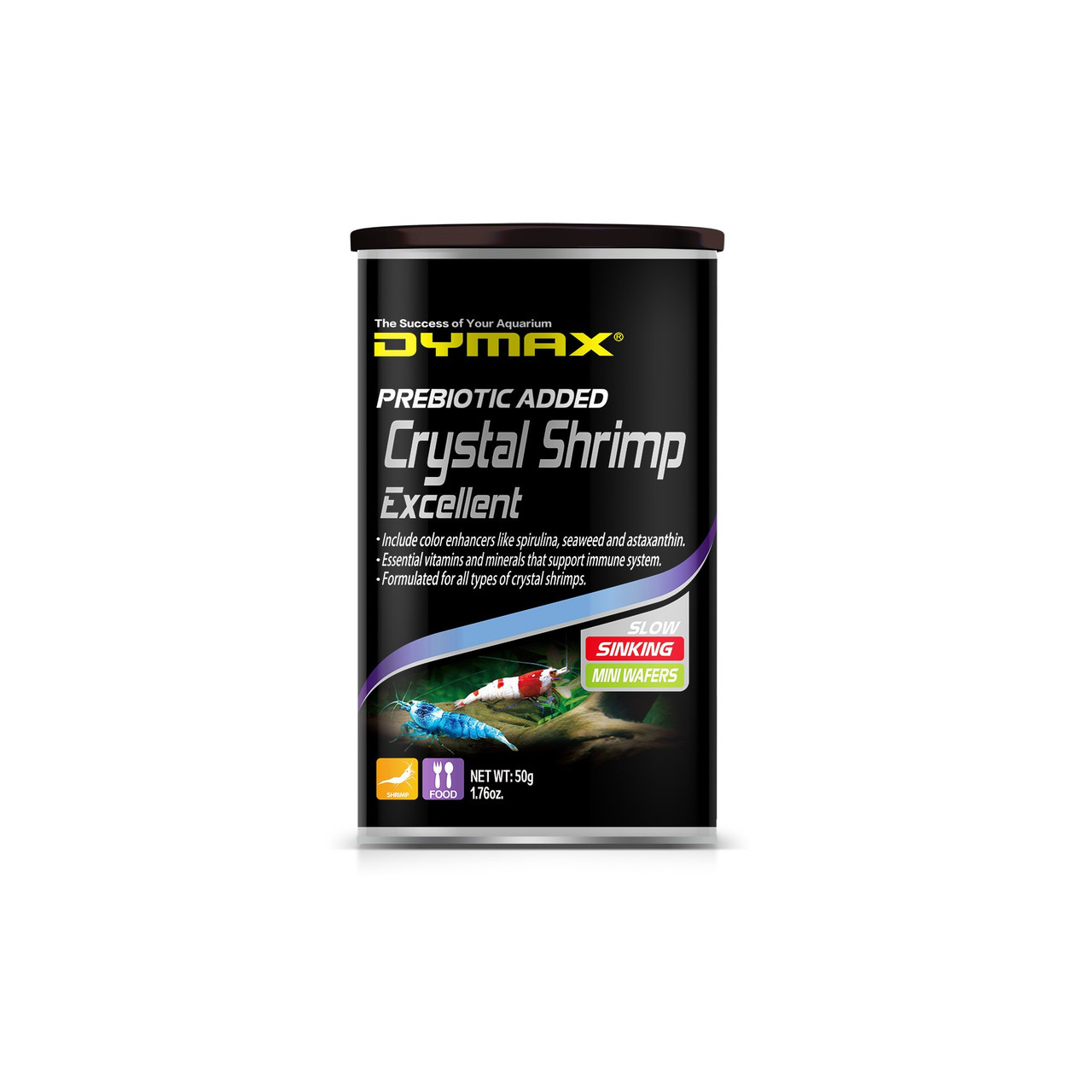 Dymax Crystal Shrimp Slow Sinking Mini Wafer 50g (DM483)