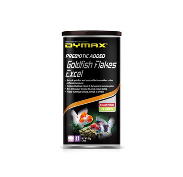 Dymax Goldfish Excel Floating Flakes 50g (DM560)