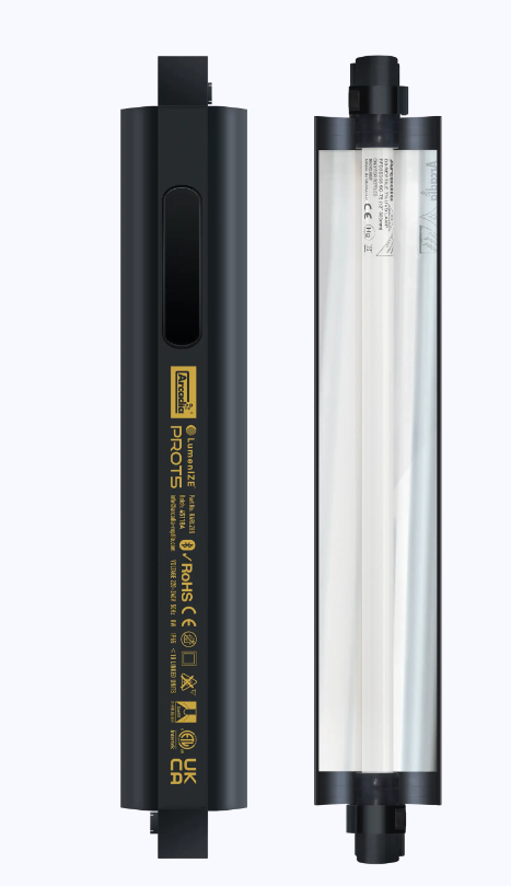 Arcadia LumenIZE 8W Pro T5 UVB Kit + 7% UV-B ShadeDweller Lamp