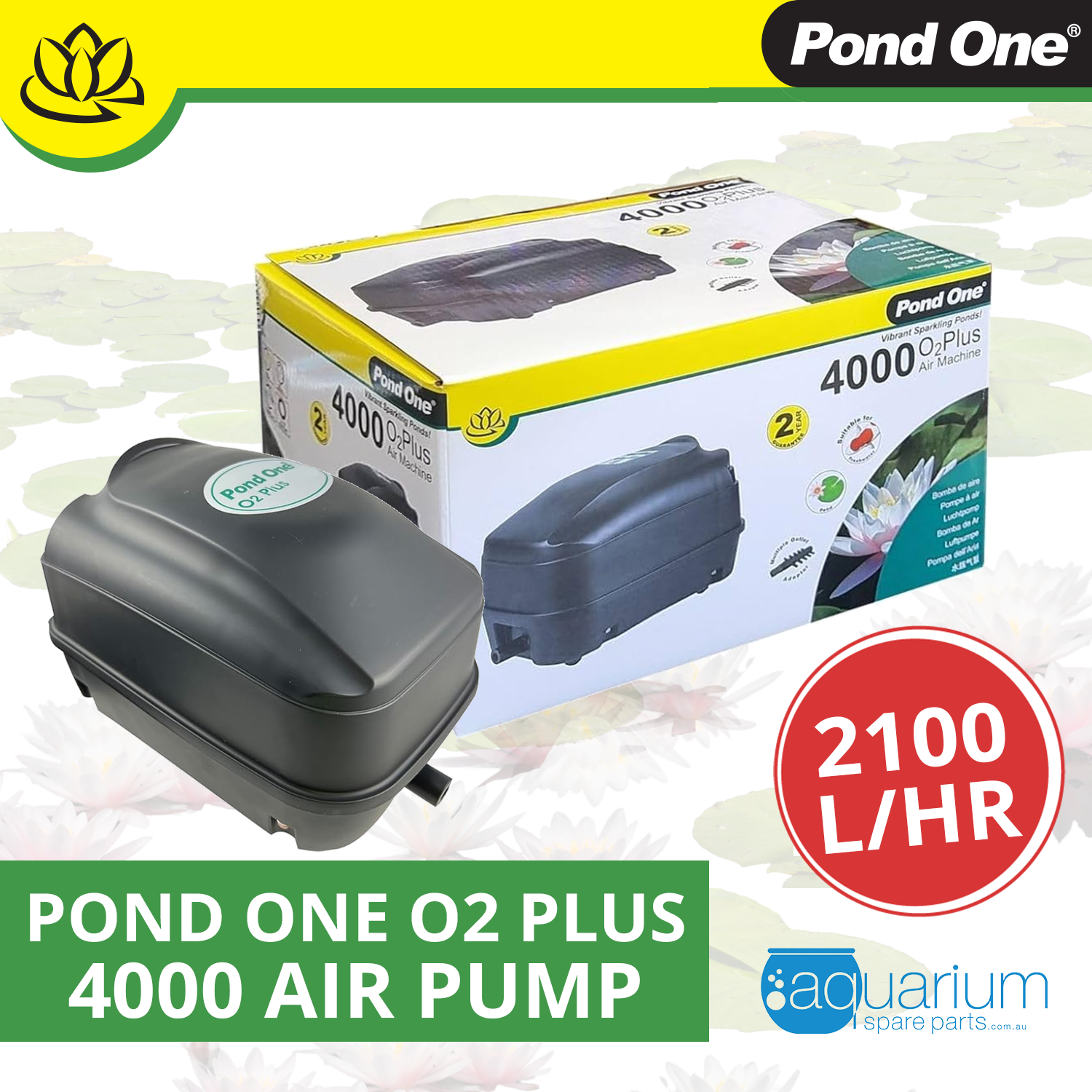 Aqua One Air O2 Pod 240 Air Pump (10849)