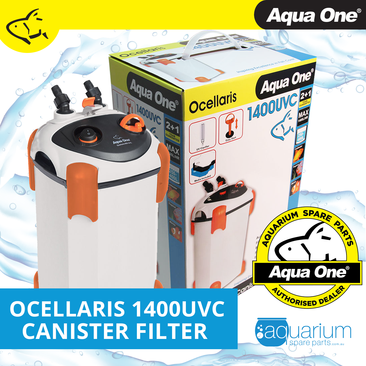Aquatic - Aqua One - Canister Filters - Ocellaris Series - Ocellaris ...