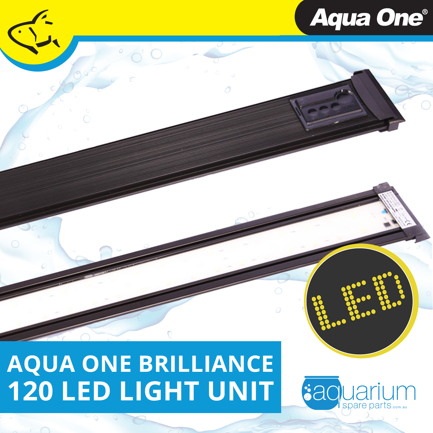 Aqua One Brilliance 120 LED Light Unit (54109-LED)