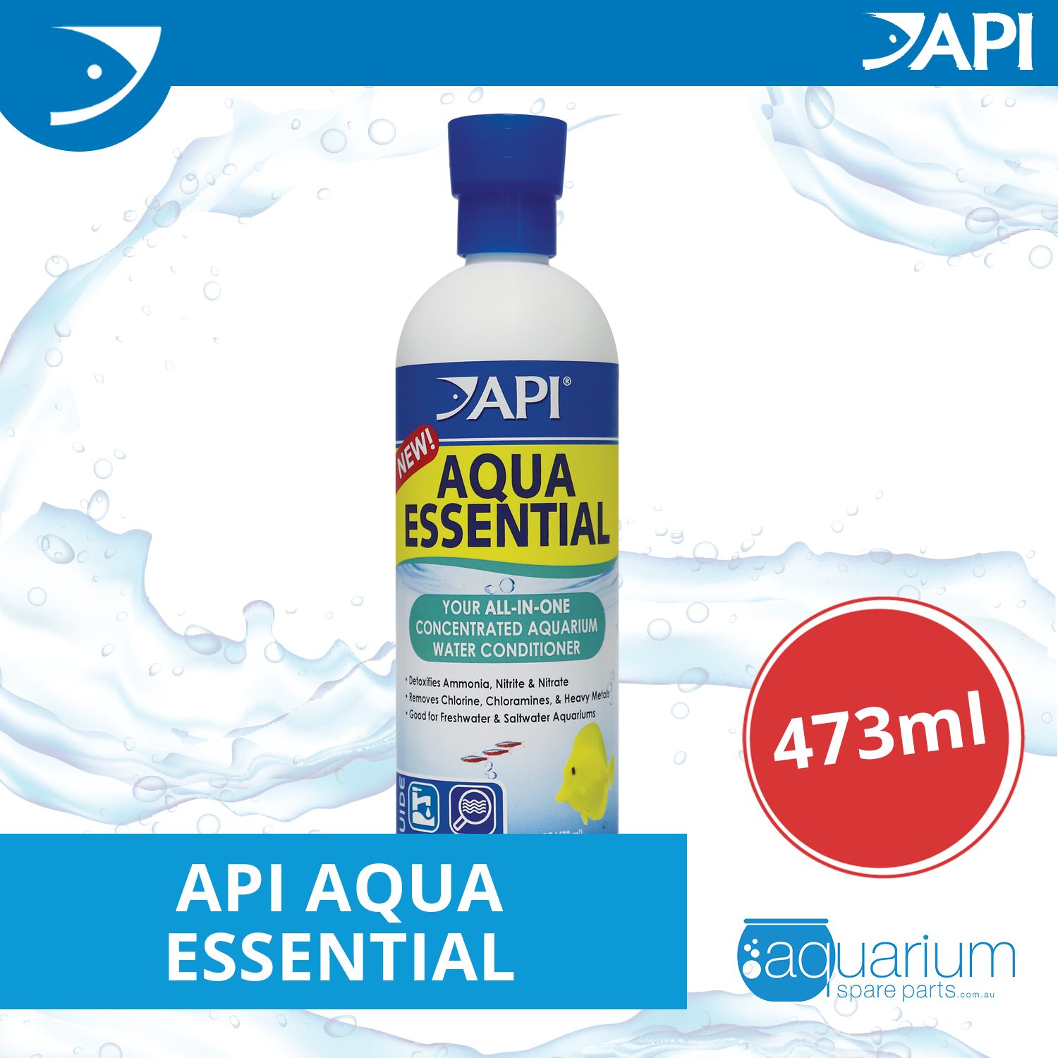 Aquatic - API - Treatments - Aqua Essential - Aquarium Spare Parts