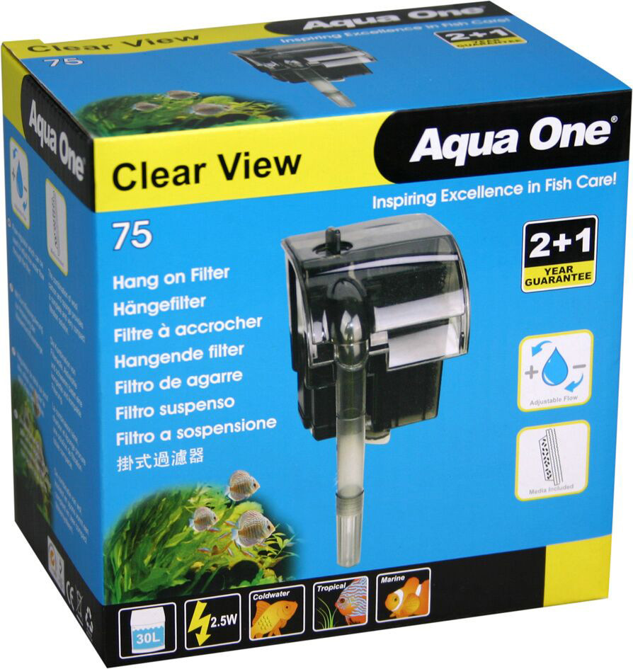 Aqua One ClearView 75 Hang On Filter (29023)
