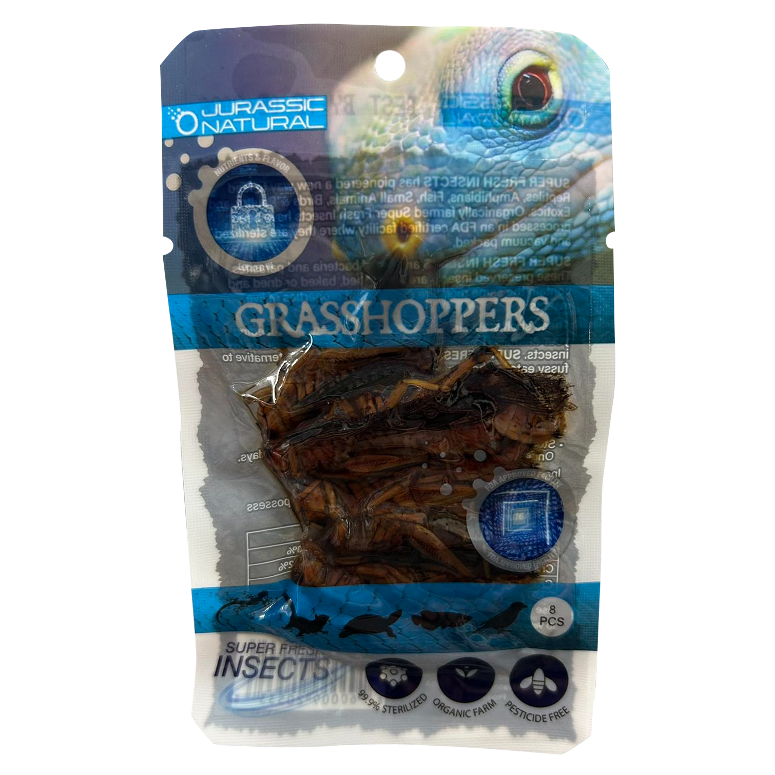 Jurassic Natural Superfresh Grasshoppers 8pc