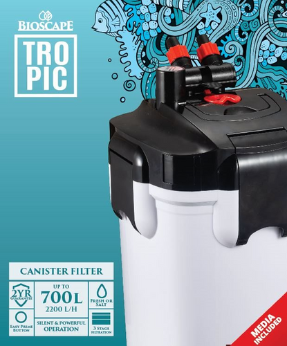 Bioscape Tropic Canister Filter 2200lph UV 9w (BIS34)