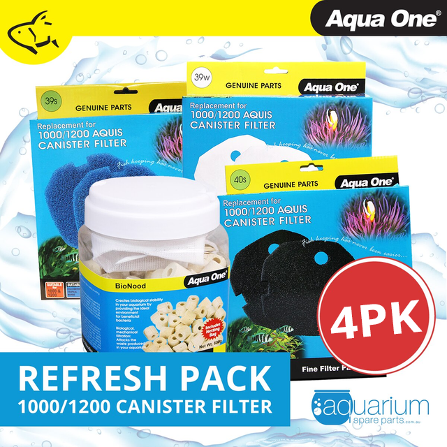 Aqua One Aquis 1050/1250 Refresh Pack (4pc)