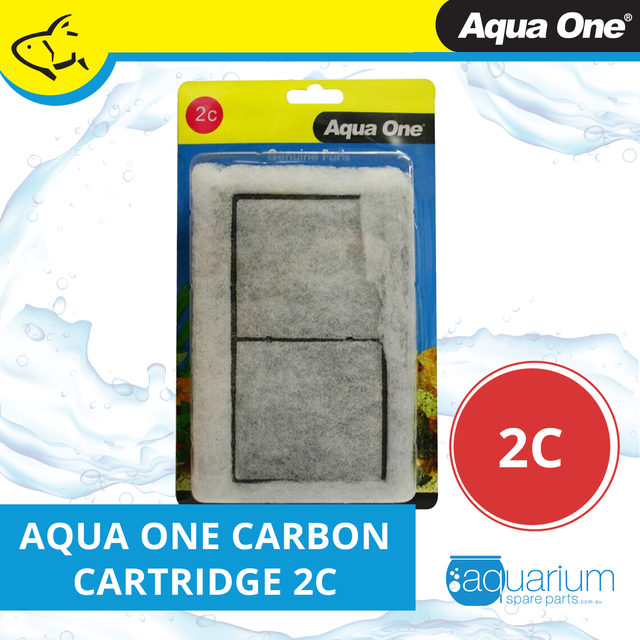 Aqua One HFX 70, 10, 150, 200 Carbon Cartridge (2pk) 196c (25196c)