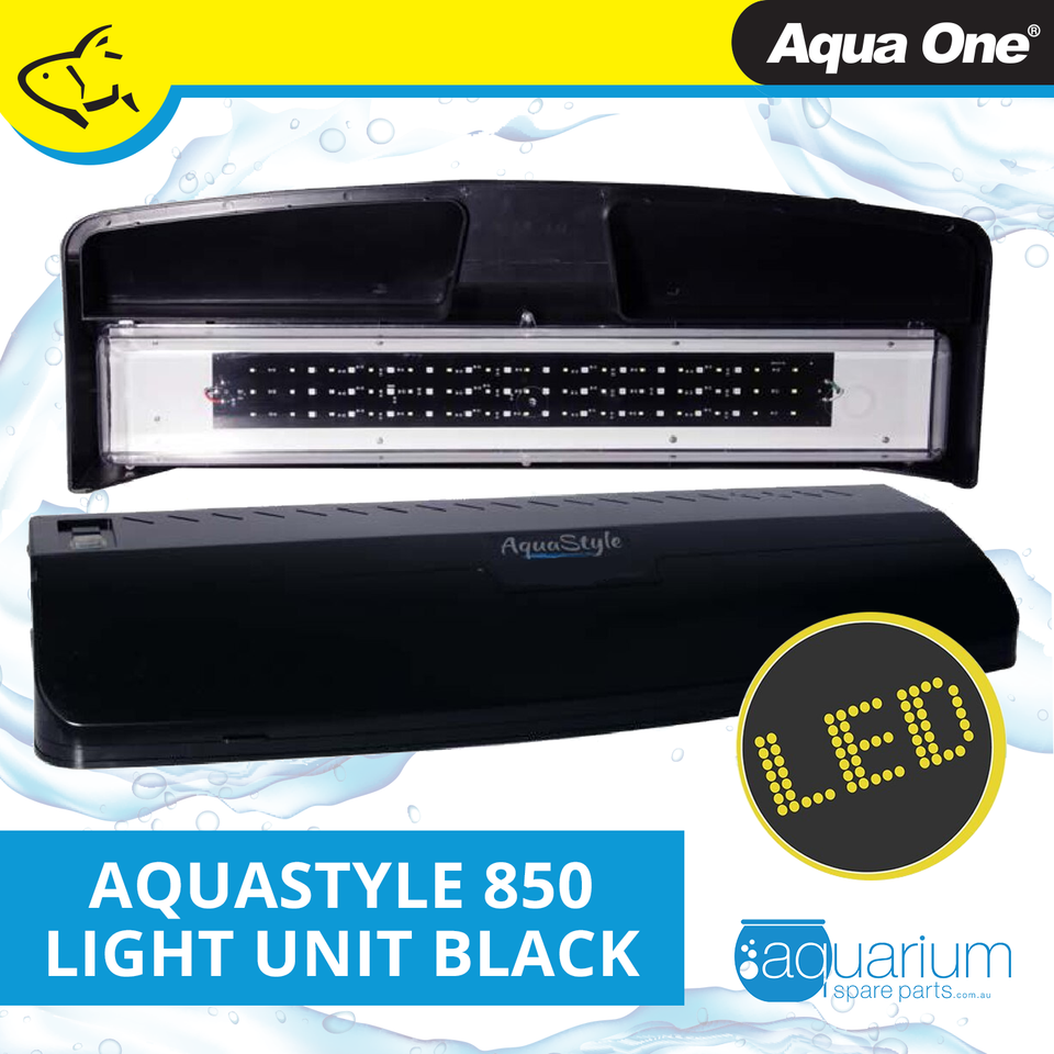 Aqua One AquaStyle 980/980T Complete LED Light Unit Black (11214GBK)