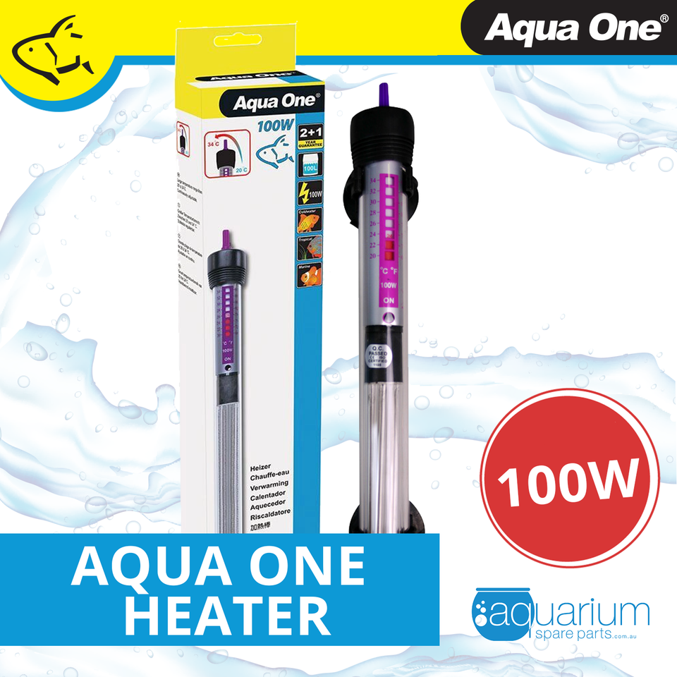 Aquatic - Aqua One - Heaters - Glass Heaters - Aquarium Spare Parts