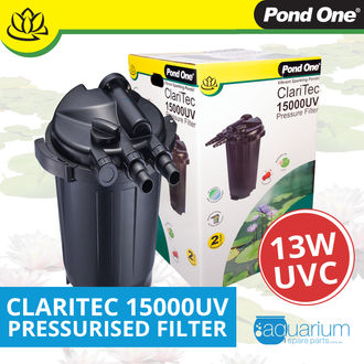 Pond One ClariTec 15000UV Pressurised Filter with 13W UVC (93074)