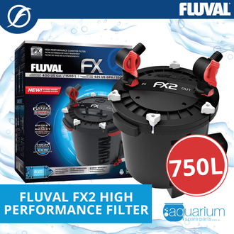 Fluval FX2 High Performance Canister Filter - Up to 750L ( A213 )