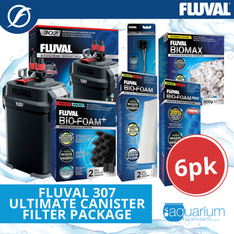 Fluval 307 Ultimate Canister Filter Package (6pk)