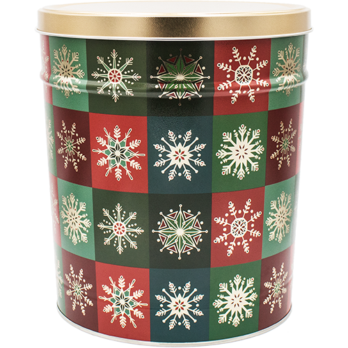 Gourmet Handmade Karmelkorn Popcorn Holiday Gift Tin