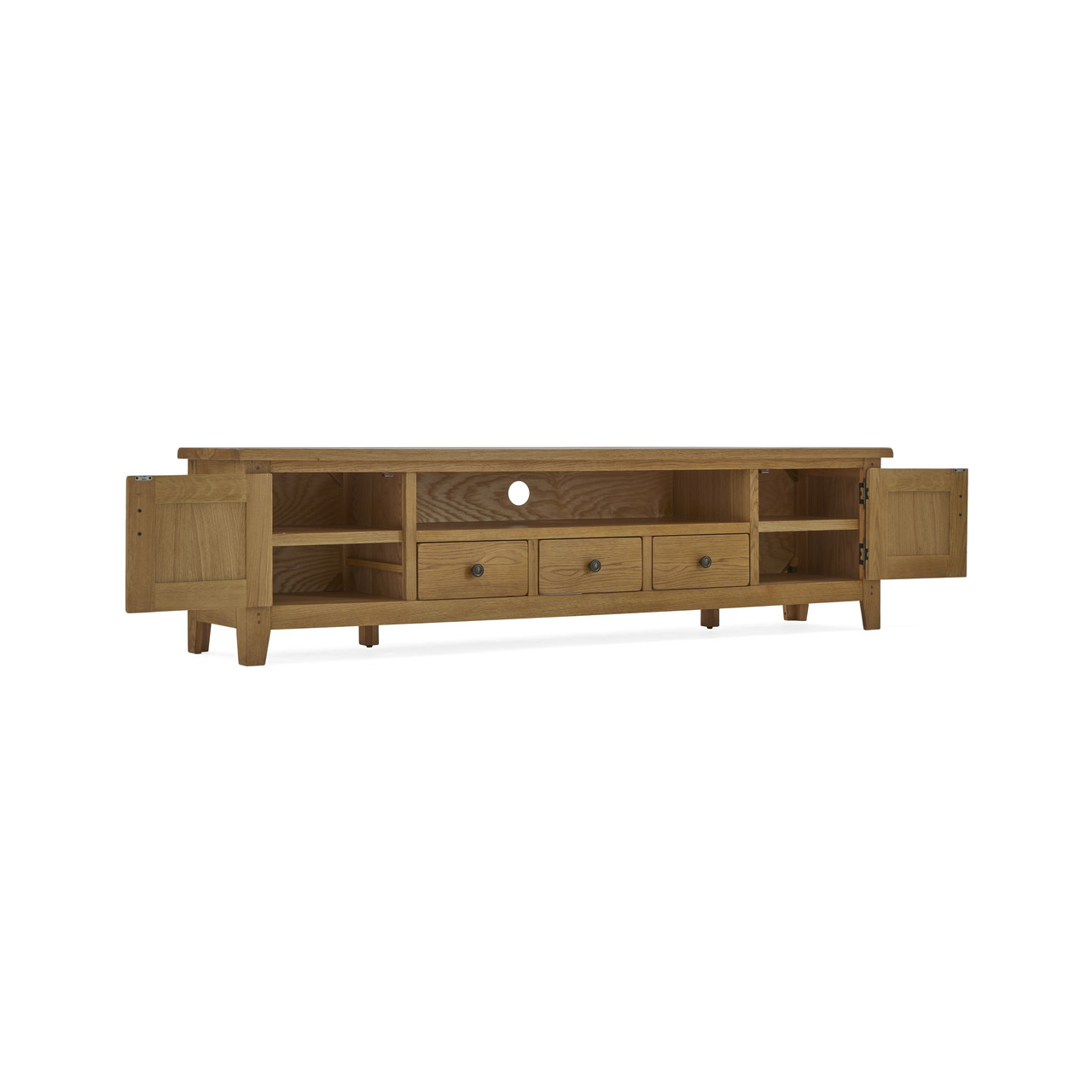 Cambridge Oak Extra Large TV Unit