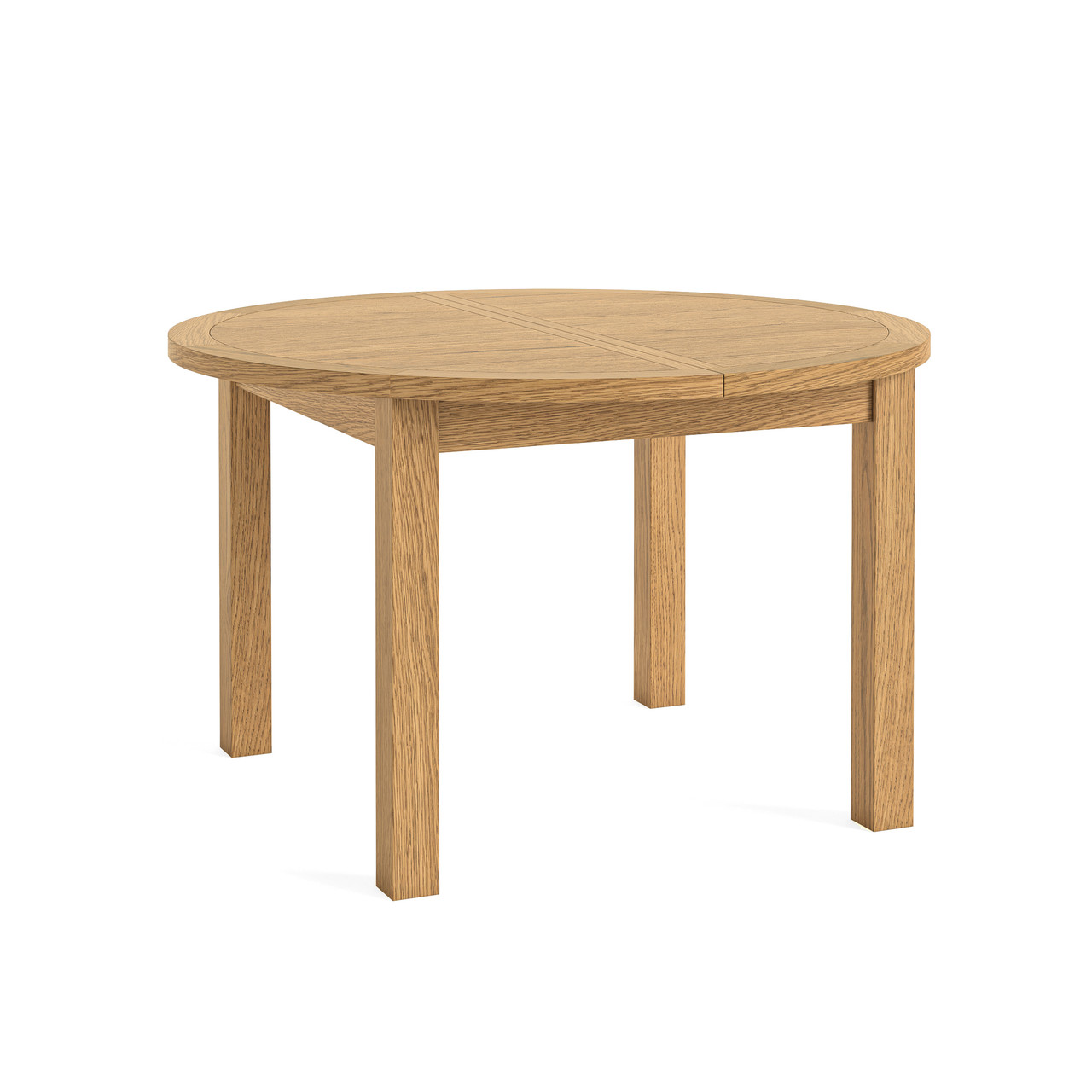 Cambridge Oak Round Extending Dining Table