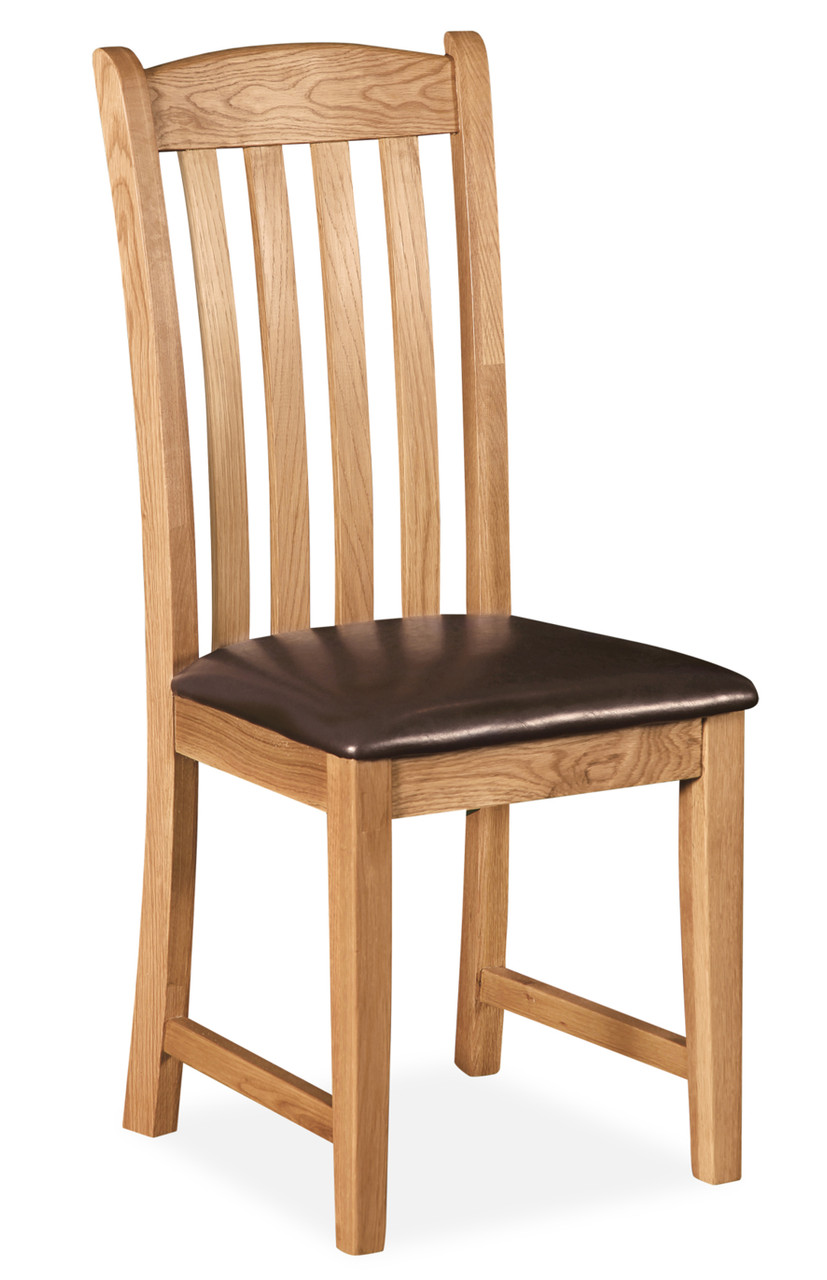 Kingham Oak Vertical Slatted Chair