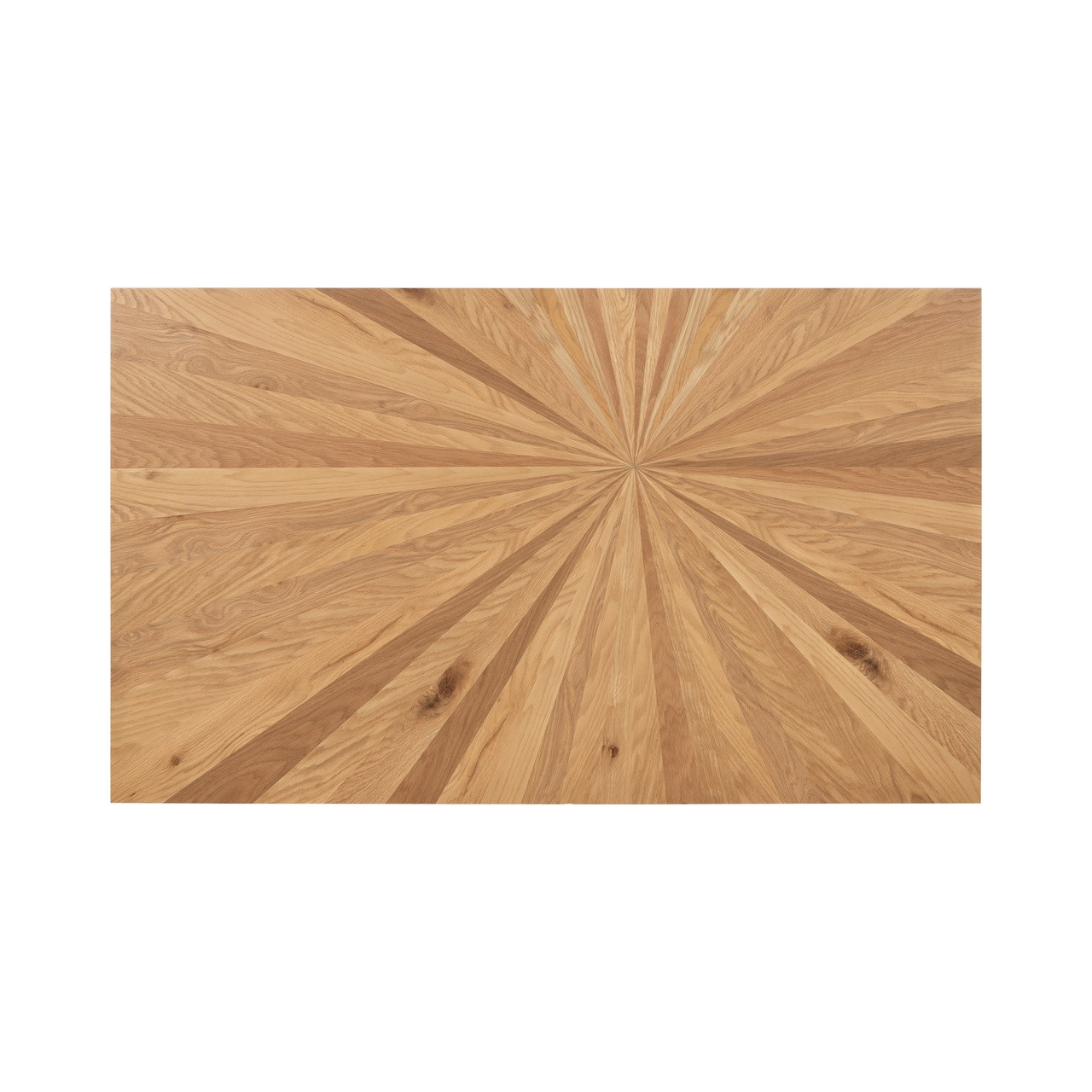 Sunburst Oak Rectangular Dining Table 150cm