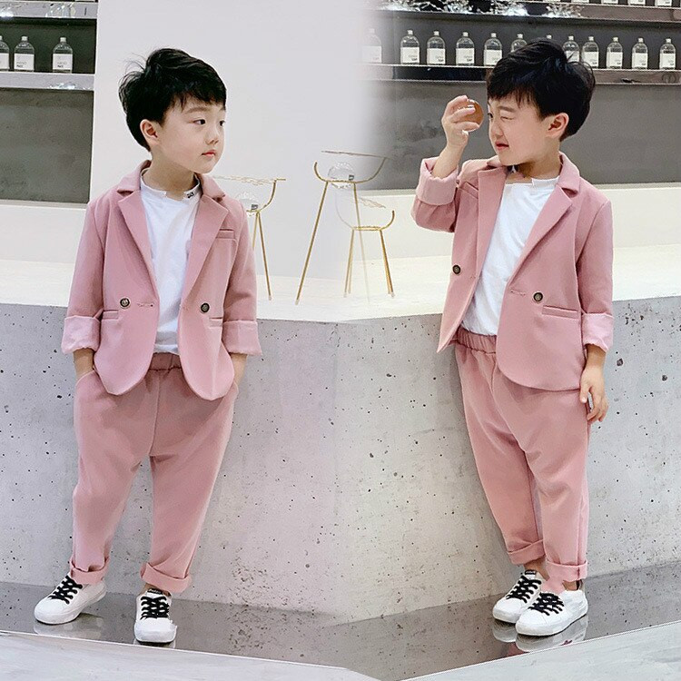 QueenLine Kids Gentleman Wedding Formal Suits Boys Party Wear 2pcs ...