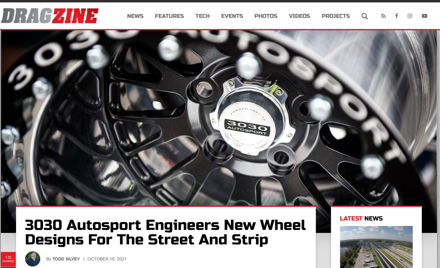 Dragzine Features 3030 Autosport Racing Wheels - 3030 Autosport Forged ... Dragzine Features 3030 Autosport Racing Wheels - 3030 Autosport Forged ...