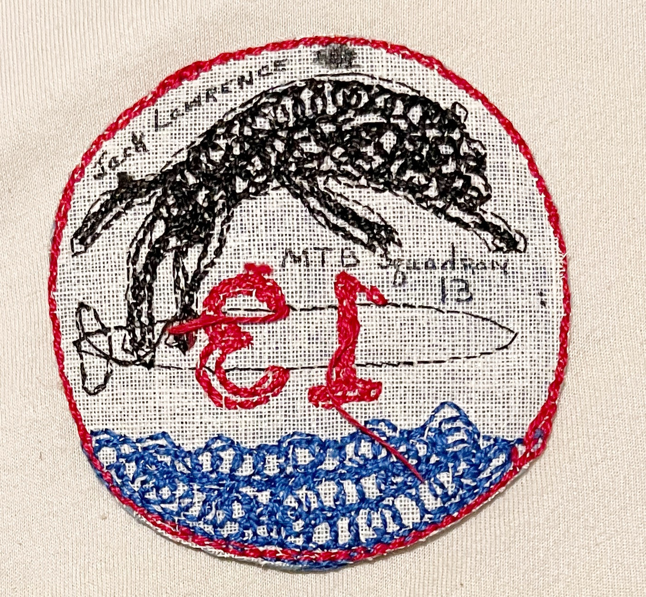 Ww2 us motor torpedo boat Ron 13 patch b