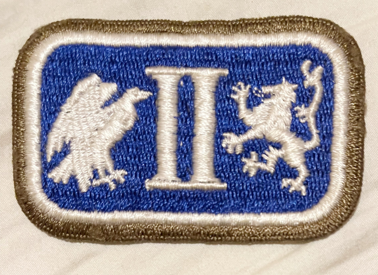 Ww2 us 2nd corps armor patch B