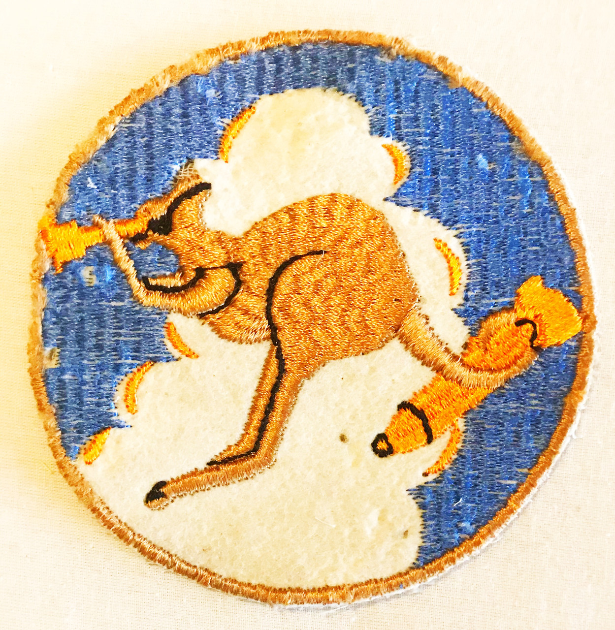 Original WWII WW2 U.S. 435th Bombardment Squadron Kangaroo Squadron Patch