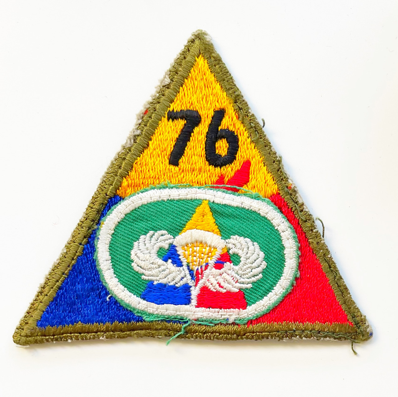 SOLD, Occupation us Germain made 76 th armor attached to the 11th ...