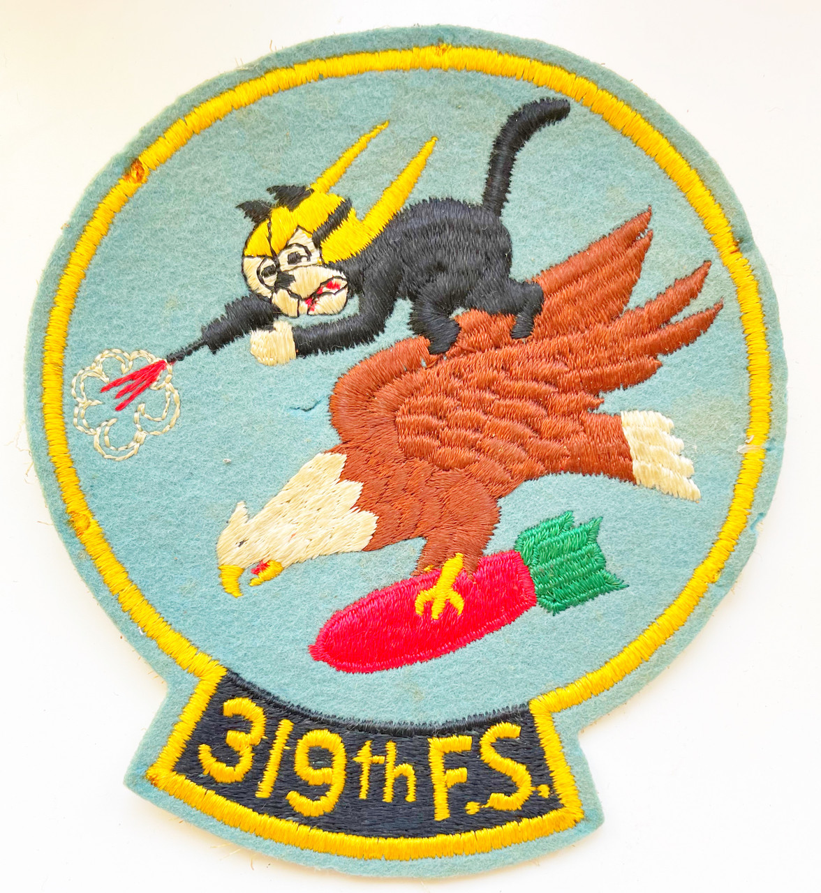 Ww2 us 319th fighter squadron patch c