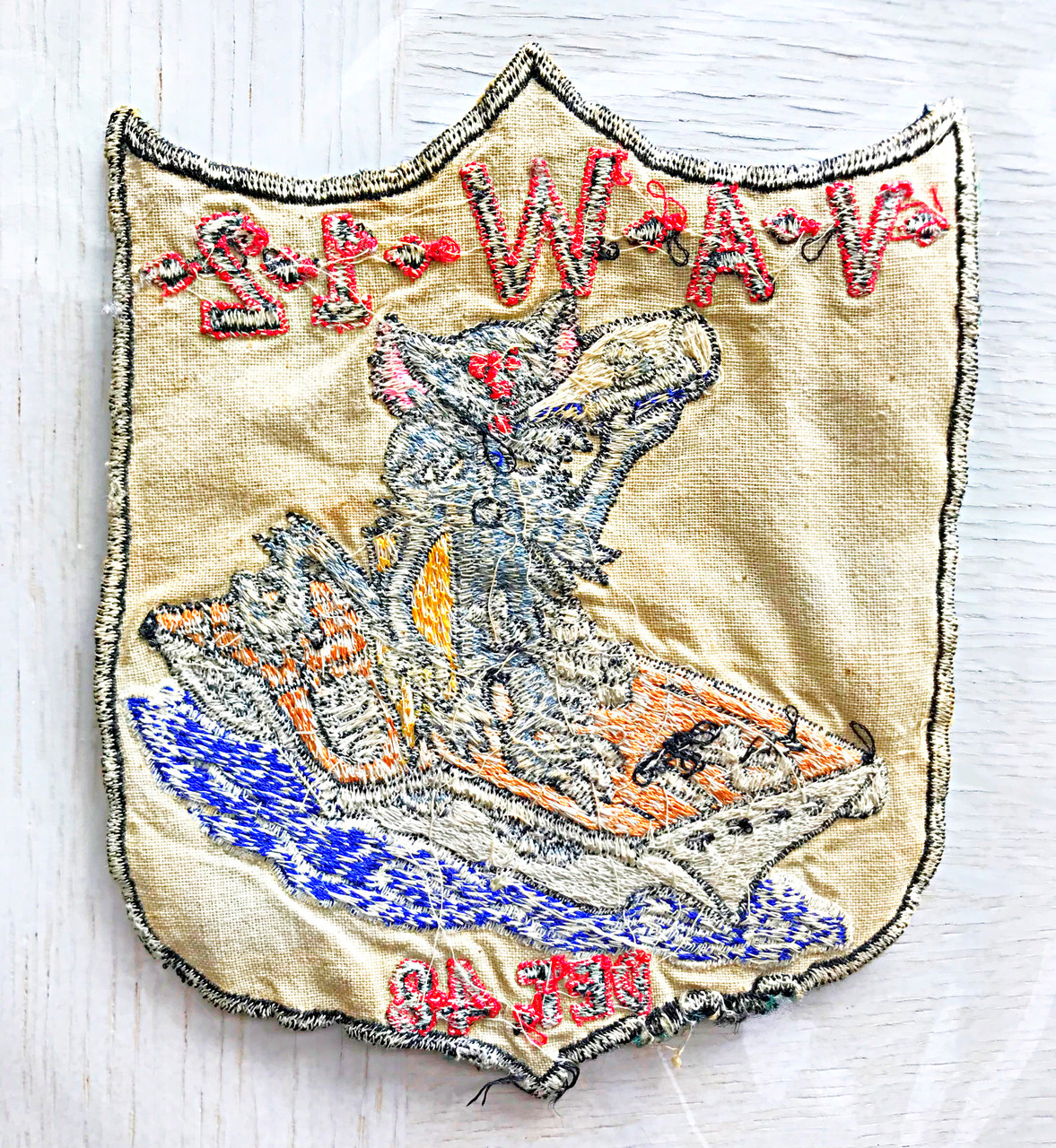 Cold War us VAW-12 DET 48 carrier aircraft early warning squadron 12 ...