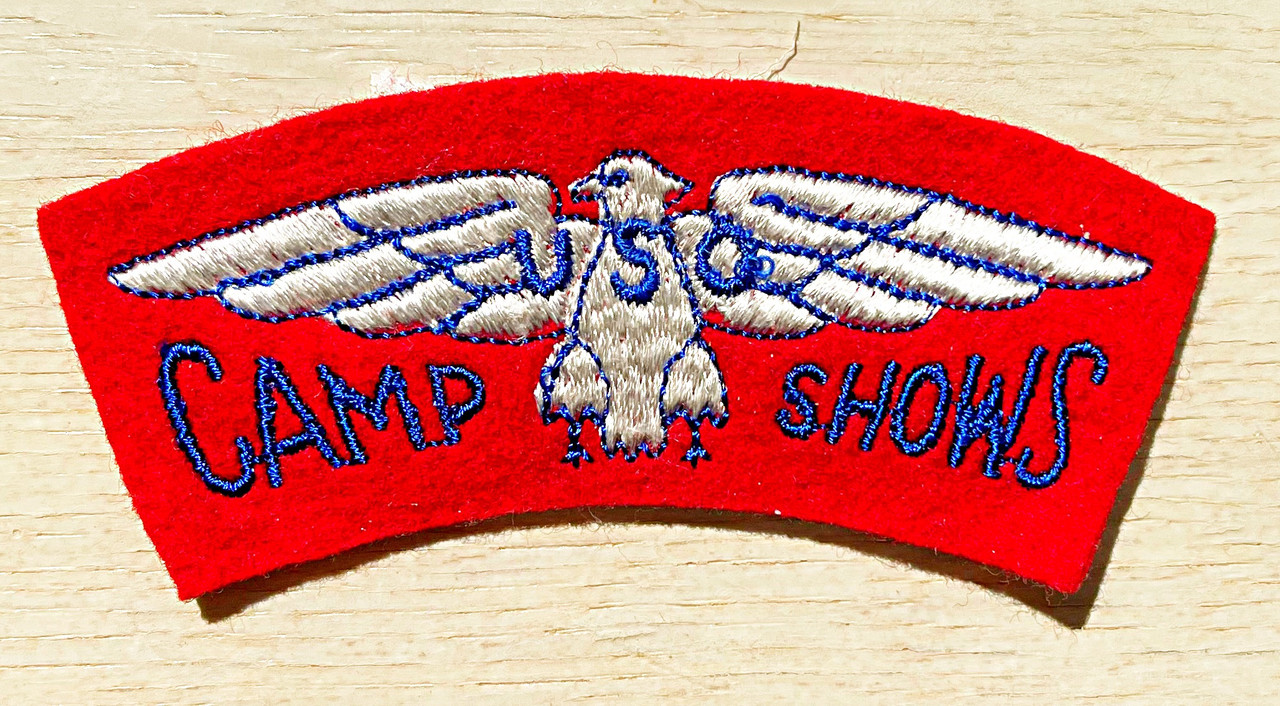 Ww2 us camp uso shows patch