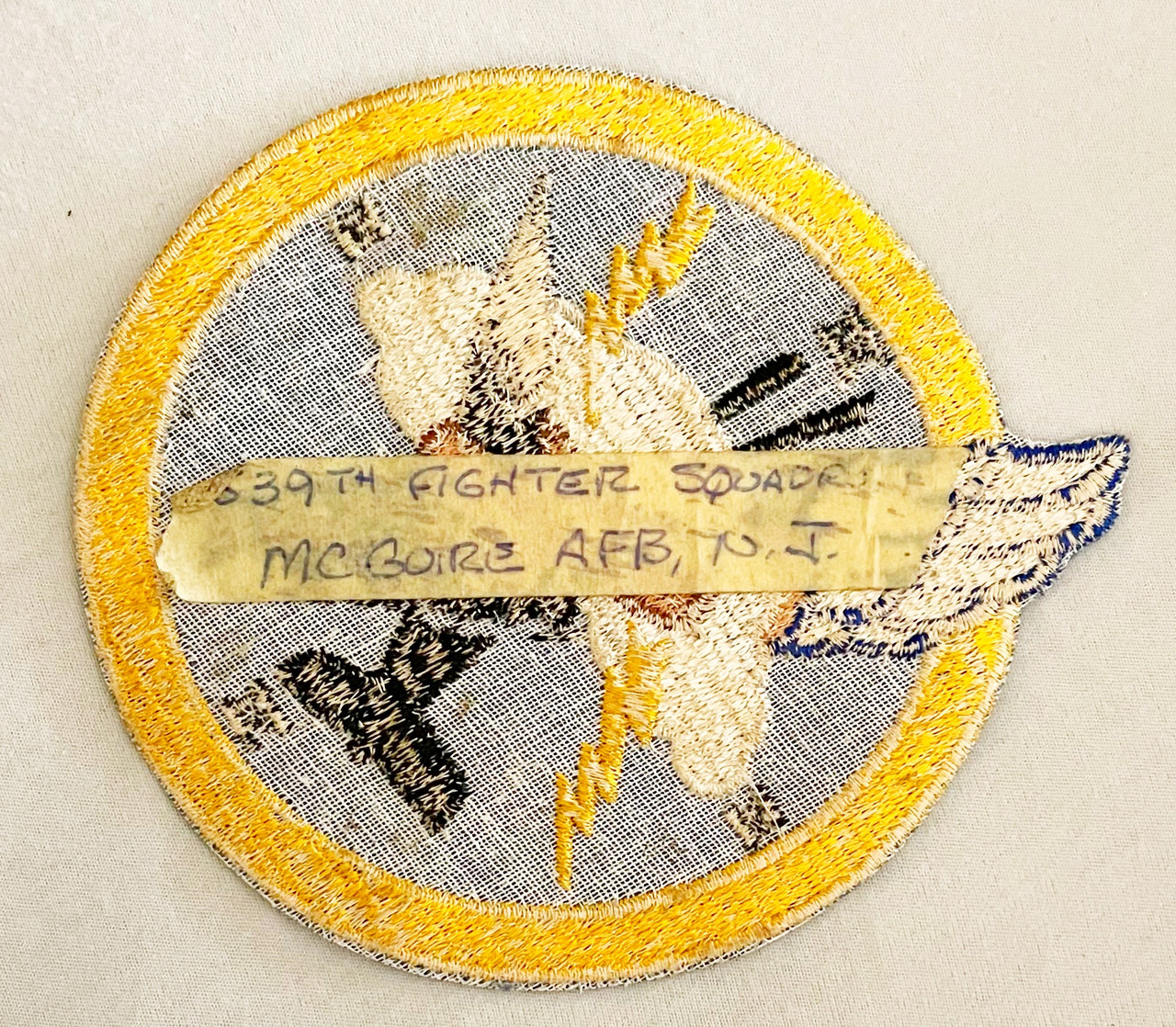Ww2 us 539th fighter squadron patch