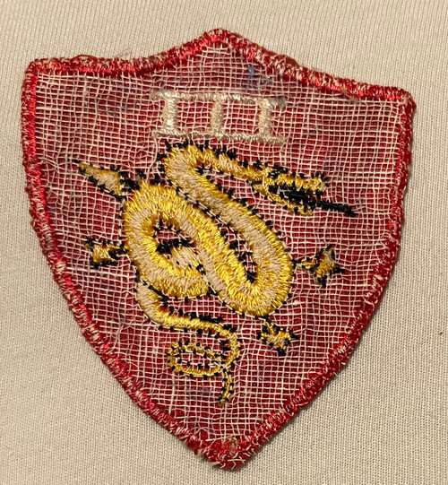 Sold, Ww2 us rare twill 3rd marines amphibious corps patch
